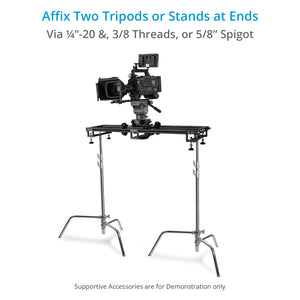 Proaim Flo Professional 4ft Video Camera Slider for Videomakers & Film