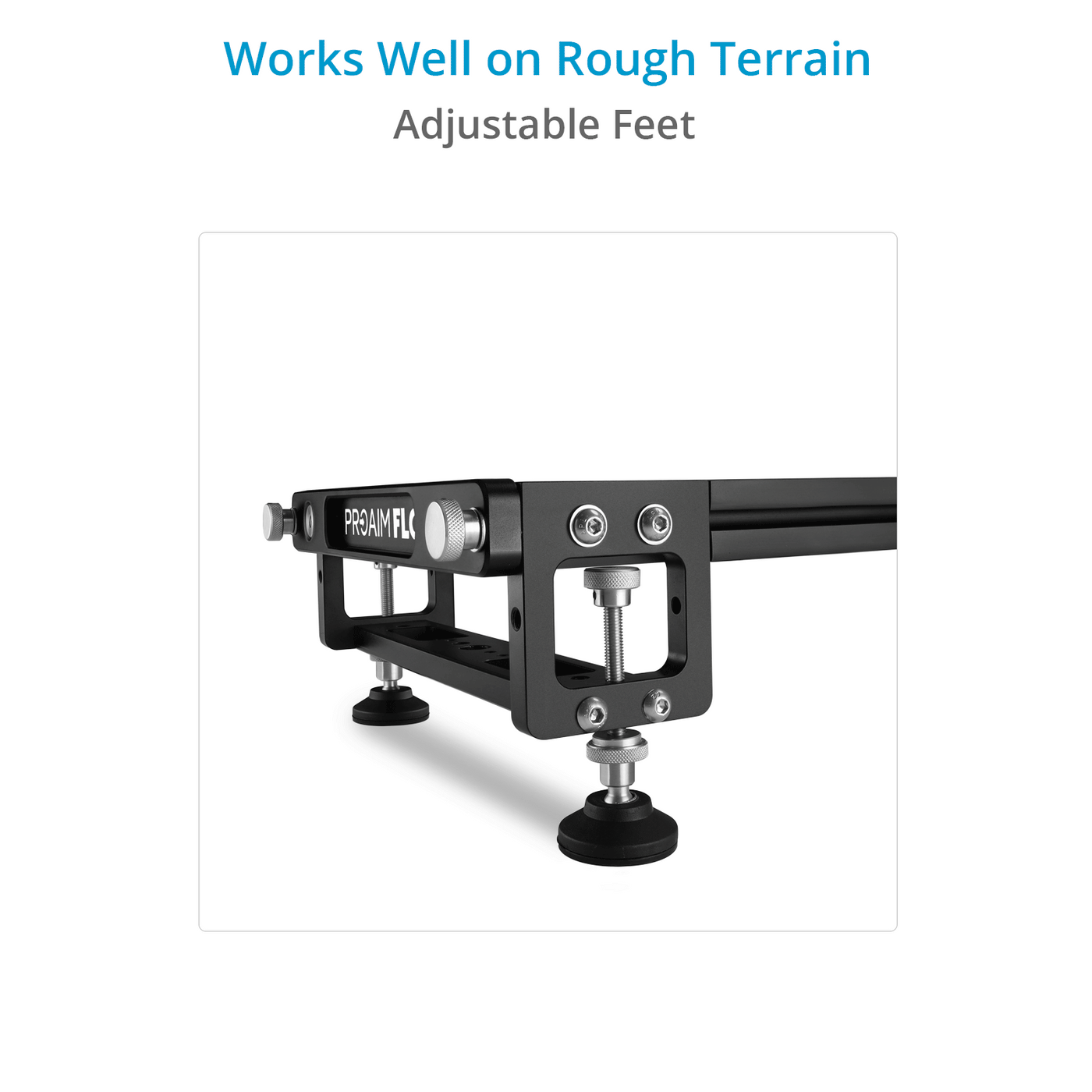 Proaim Flo Professional 4ft Video Camera Slider for Videomakers & Film