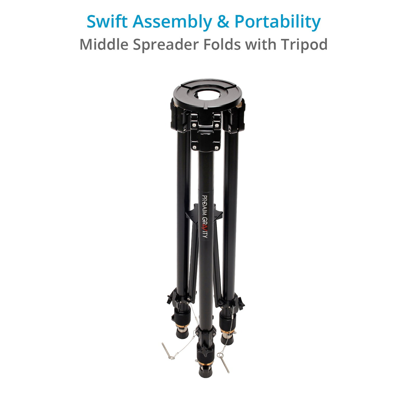 Proaim Gravity Heavy Duty Tripod - Mitchell | Flat