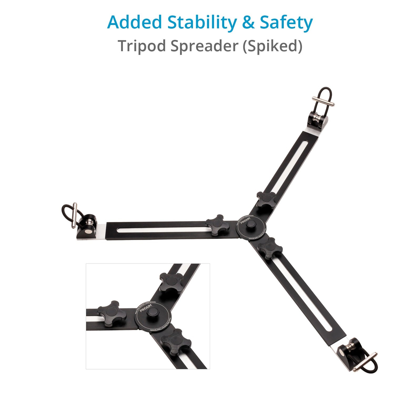 Proaim Mitchell Heavy-duty Camera Tripod Stand w Spreader