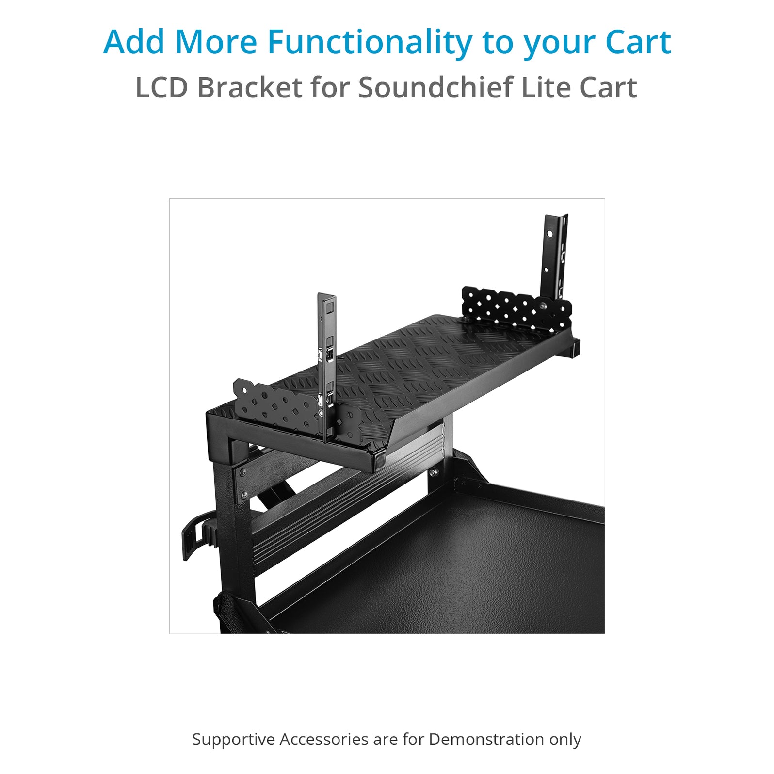 Proaim LCD Brackets for Soundchief Lite Cart | For Mounting Monitor