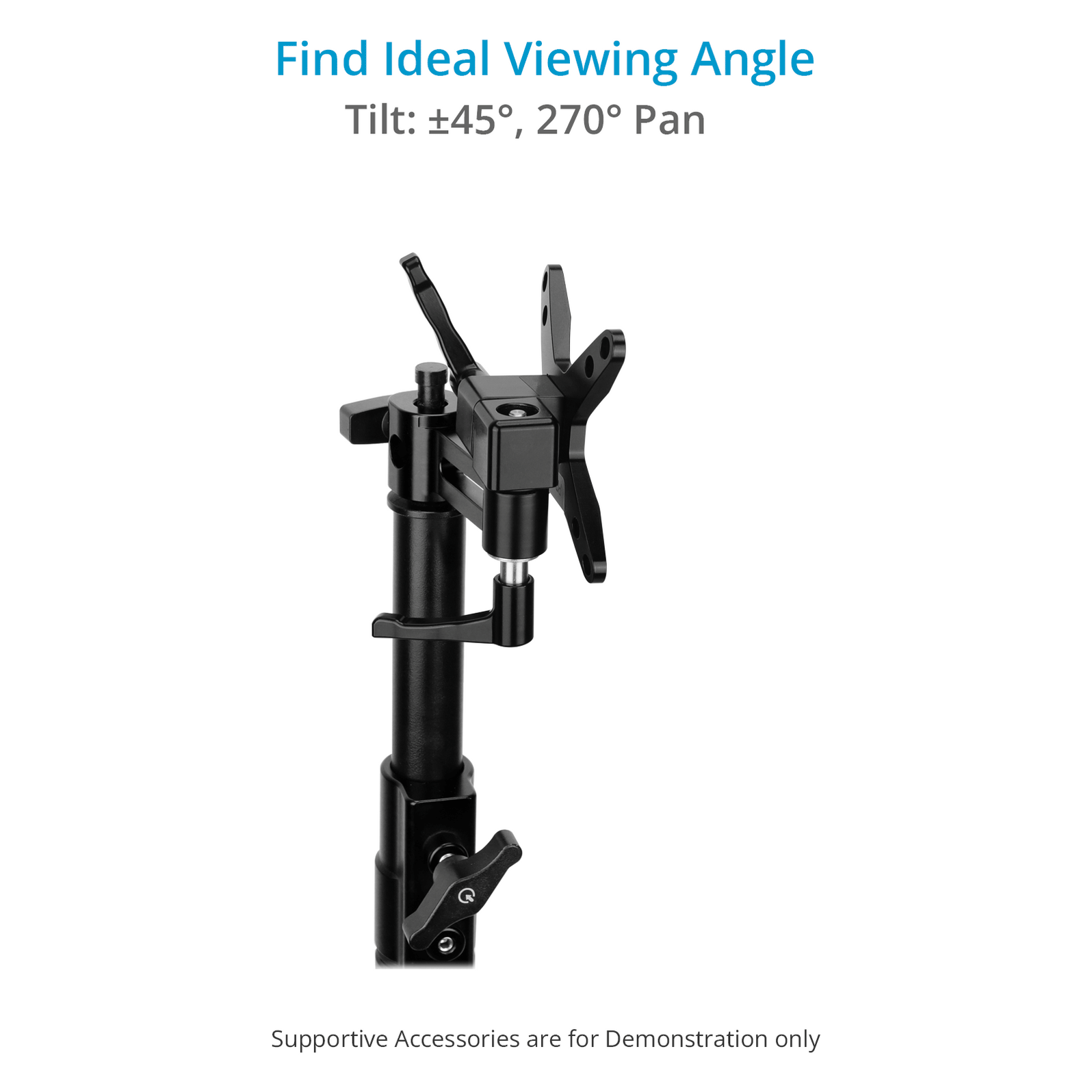 Proaim Monitor Mount for C-Stands & Light | Proaim USA