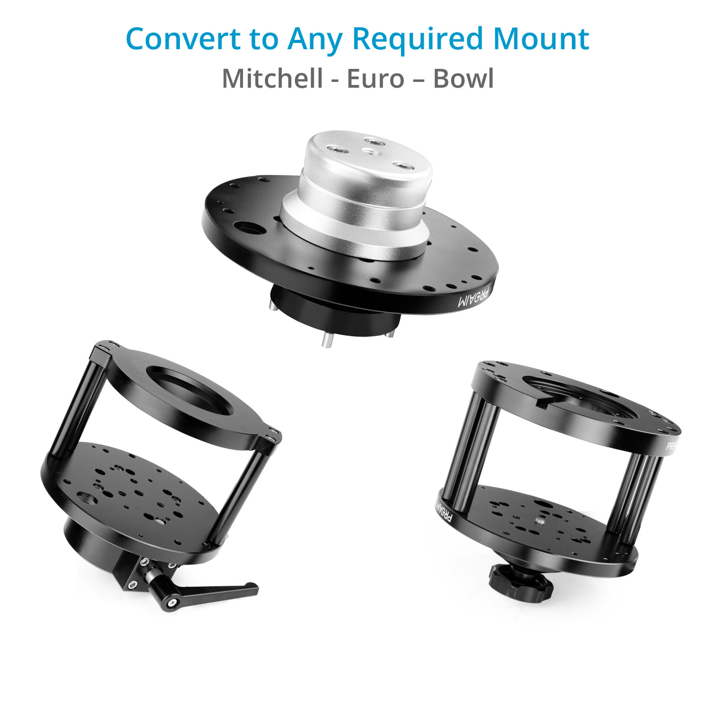 Proaim Multi Adapter Kit (Mitchell – Euro/Elemac - Bowl) for Camera Ri