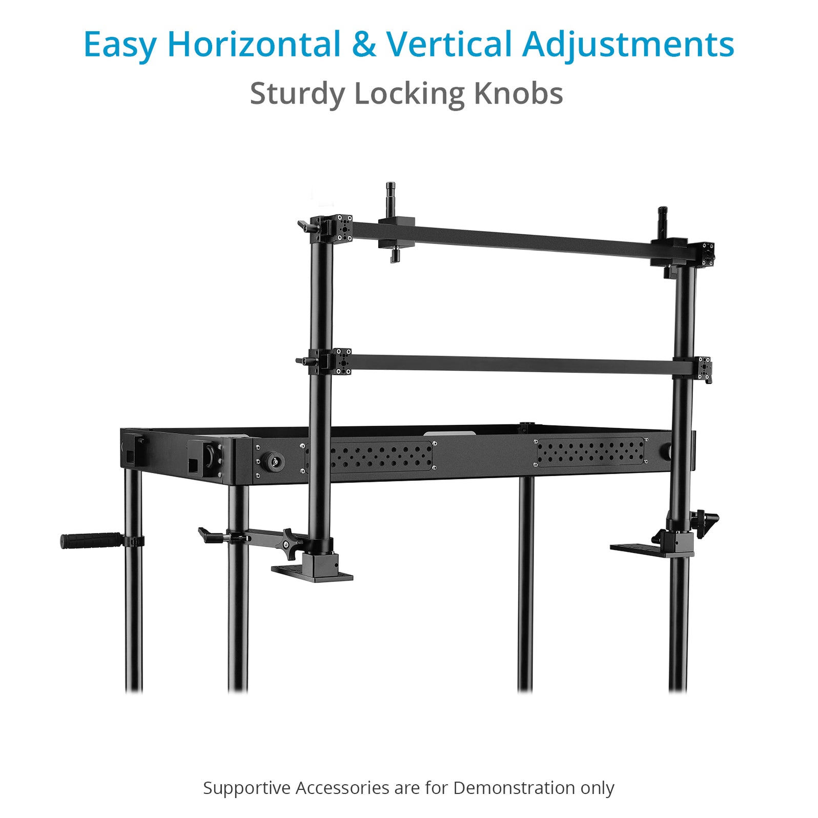 Proaim Multi Monitor Mounting System for Video Camera Production Carts