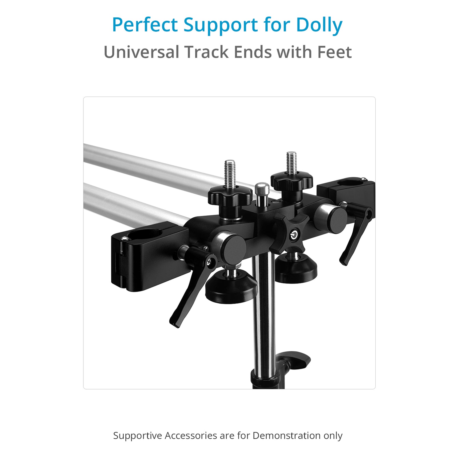 Proaim Polaris Mini Portable Video Camera Dolly w Universal Track Ends
