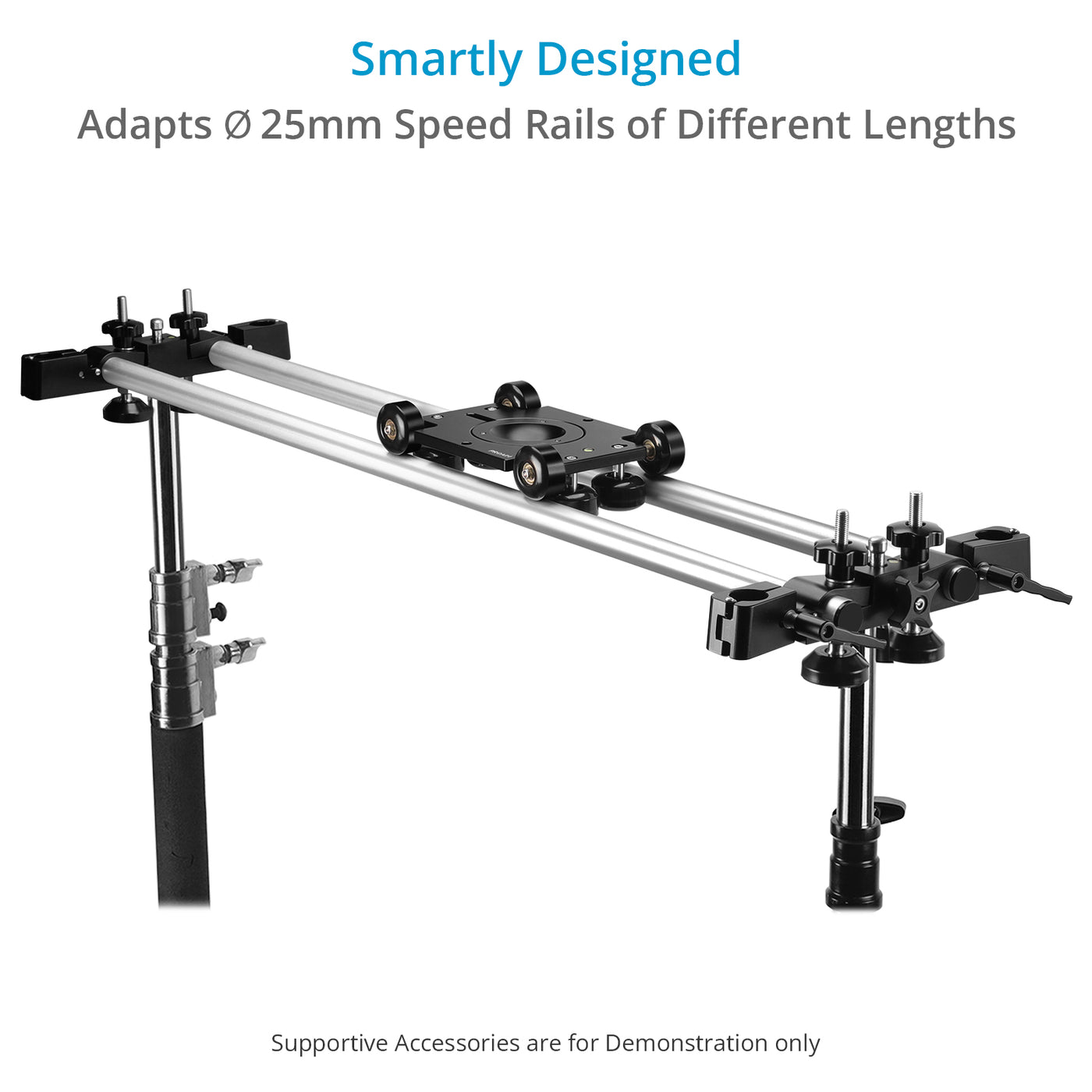 Proaim Polaris Mini Portable Video Camera Dolly w Universal Track Ends