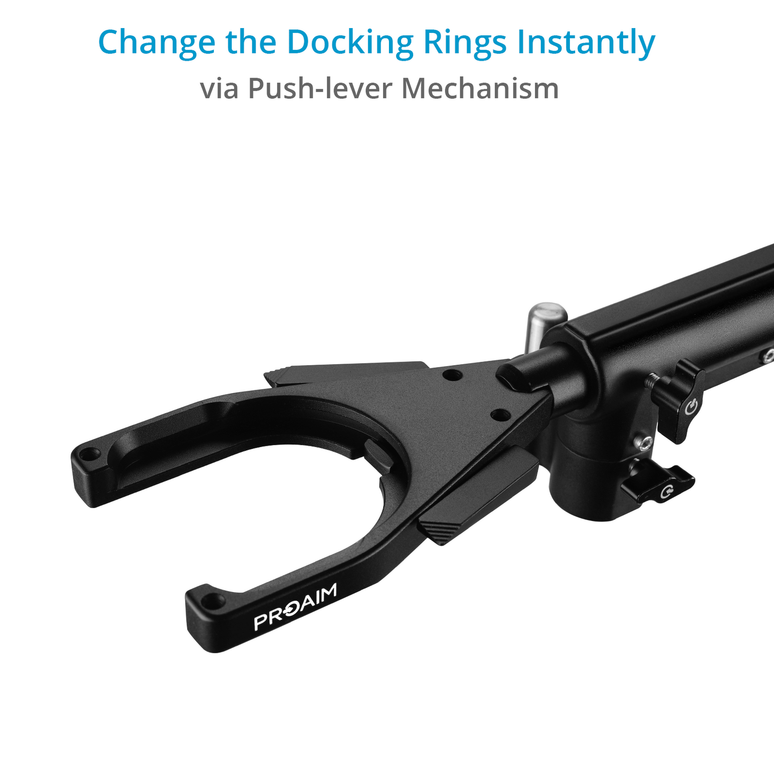 Proaim Ring Docking Bracket for Handheld Camera Stabilizers, Arm & Ves