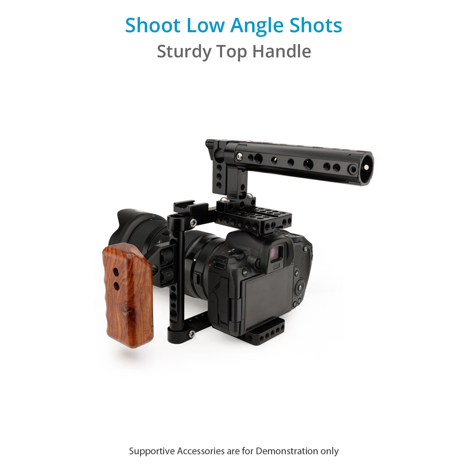 Proaim SnapRig Universal DSLR Camera Cage Rig with Top & Side Handles.