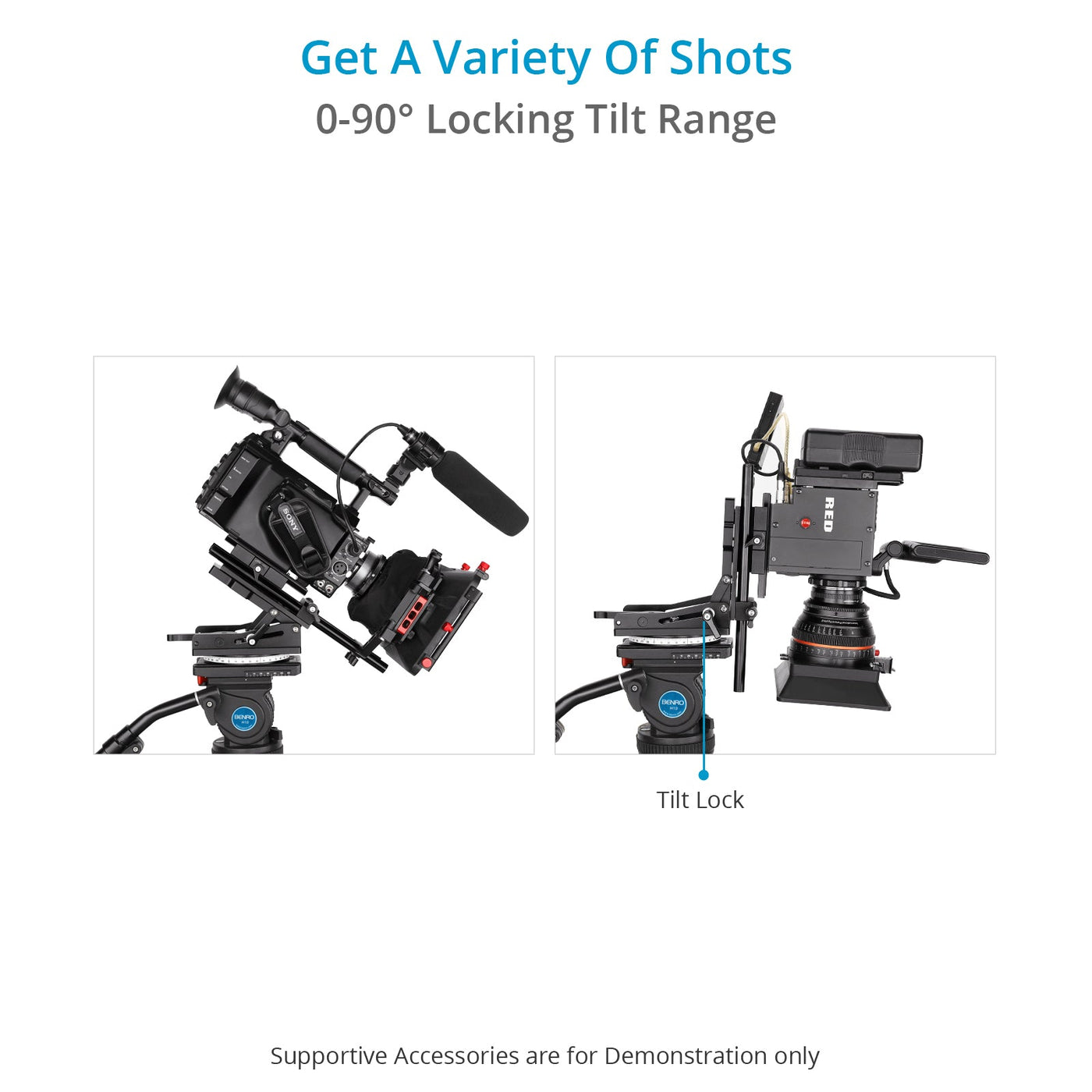 Proaim Swivel Pan/Tilt Wedge Camera Plate | Proaim USA