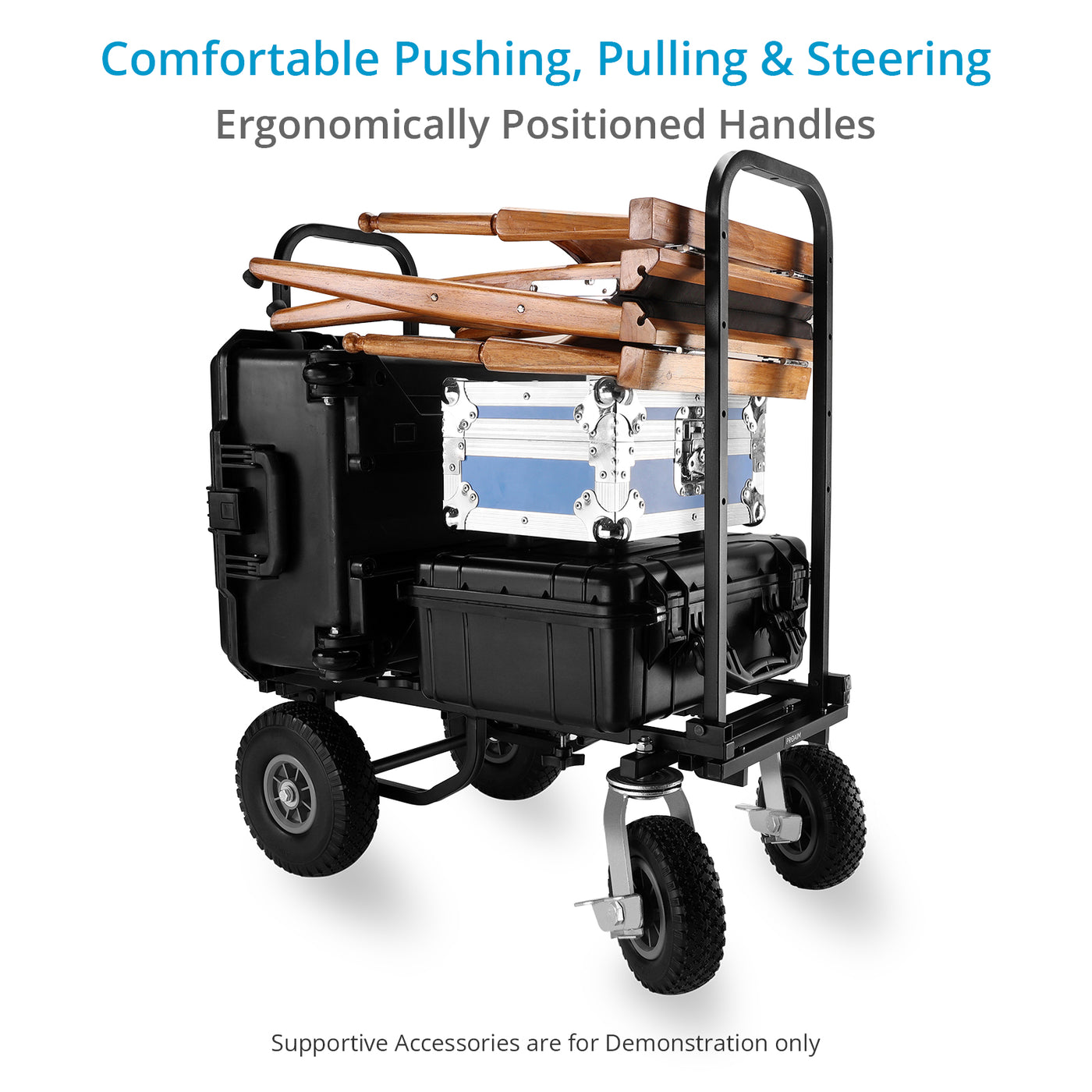 Proaim Vanguard Collapsible Utility Production Cart for Film, Televisi