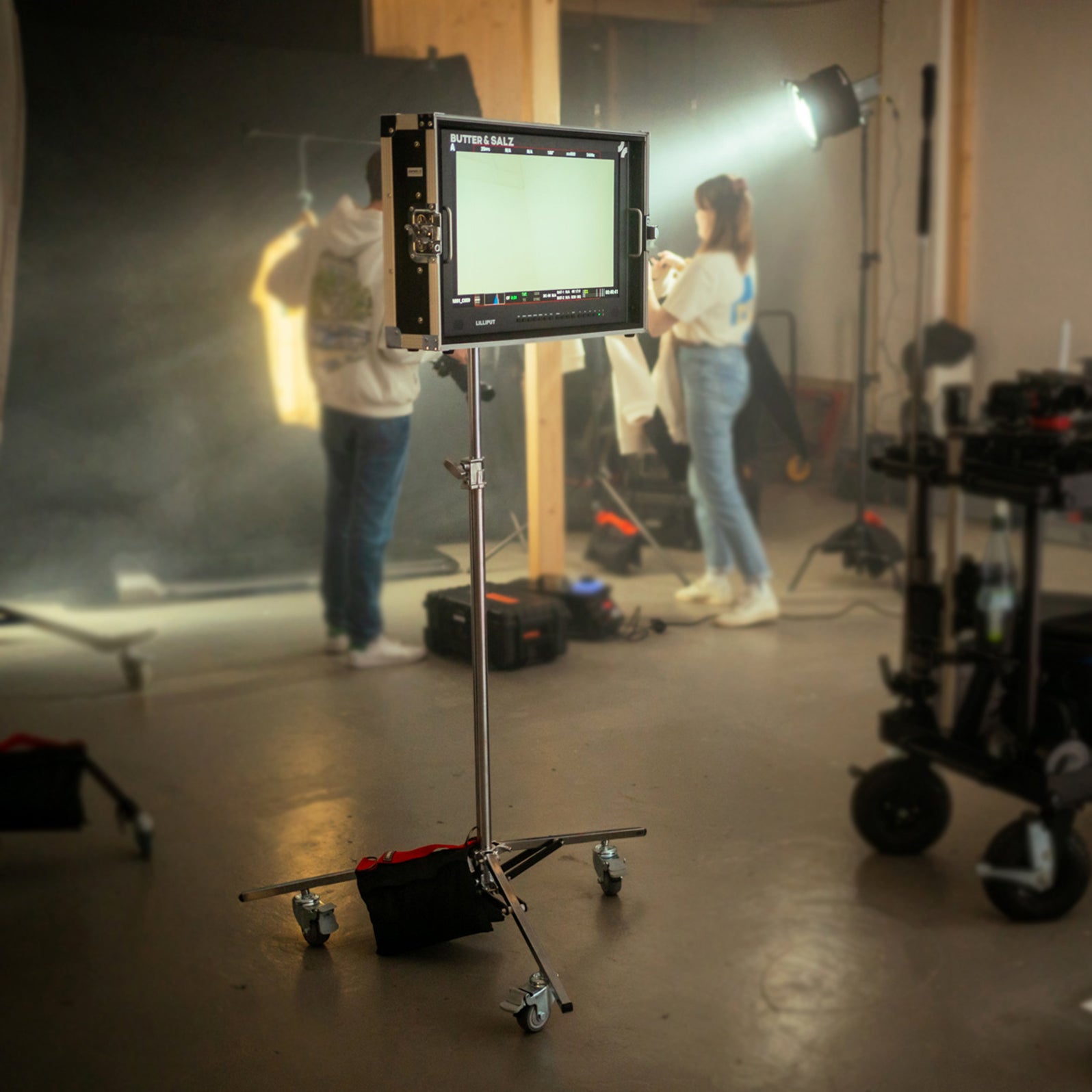 Proaim Baby 5/8” Jr. Roller Support Stand w Wheels for Studio, Photogr