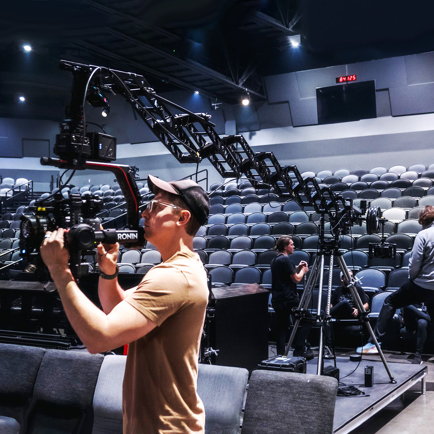 Proaim Powermatic Scissor Pro 17ft Telescopic Camera Jib Crane w New R