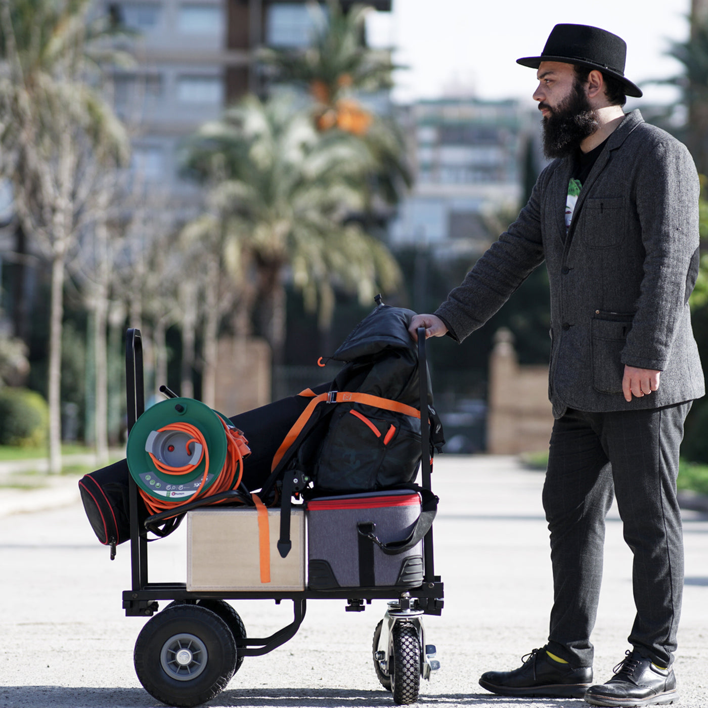 Proaim Vanguard Collapsible Utility Production Cart for Film, Televisi