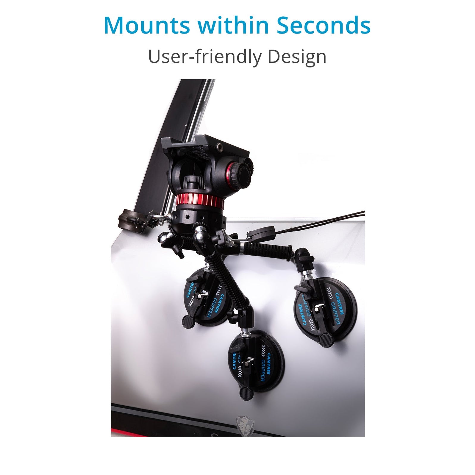 Camtree G-51 Camera Gripper Campod Suction Car | Proaim USA