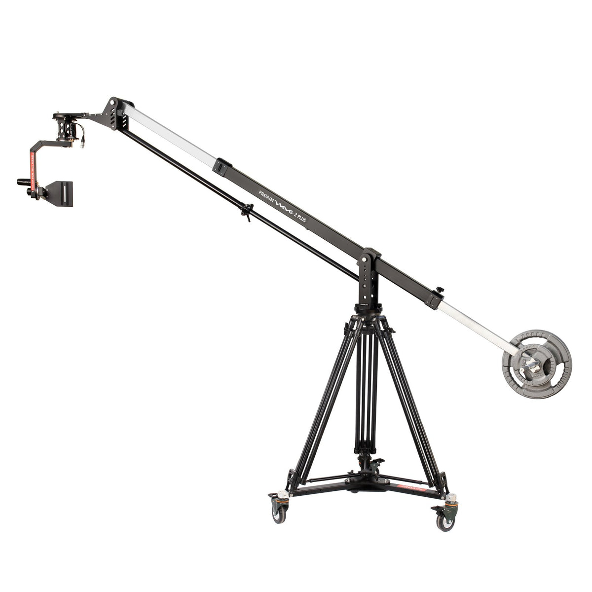 Proaim 10' Wave-2 Camera Jib Crane, Pan Tilt, Dolly Stand | Gimbal Com