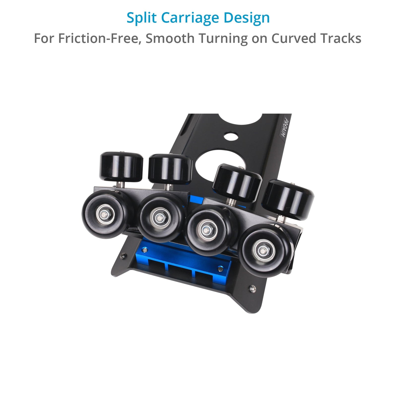 Proaim Skateboard Wheels for Doorway Dolly – Straight/Curve Tracks